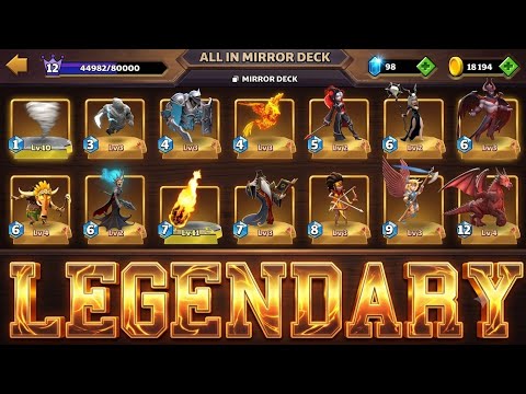 ALL THE LEGENDARY CARDS IN ONE DECK? CASTLE CRUSH 