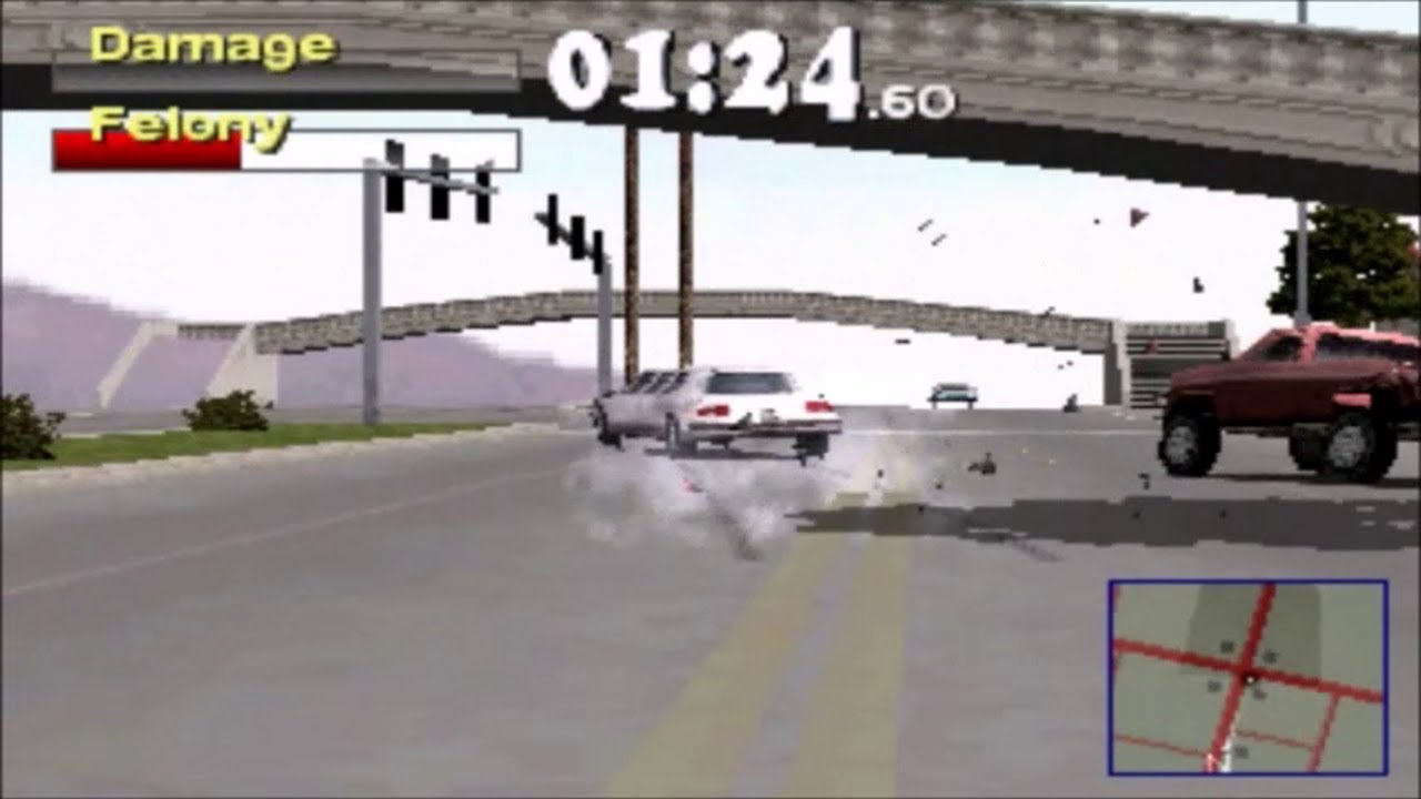 Driver 2 PS1: Car Bomb Getaway (Cheats used) - YouTube