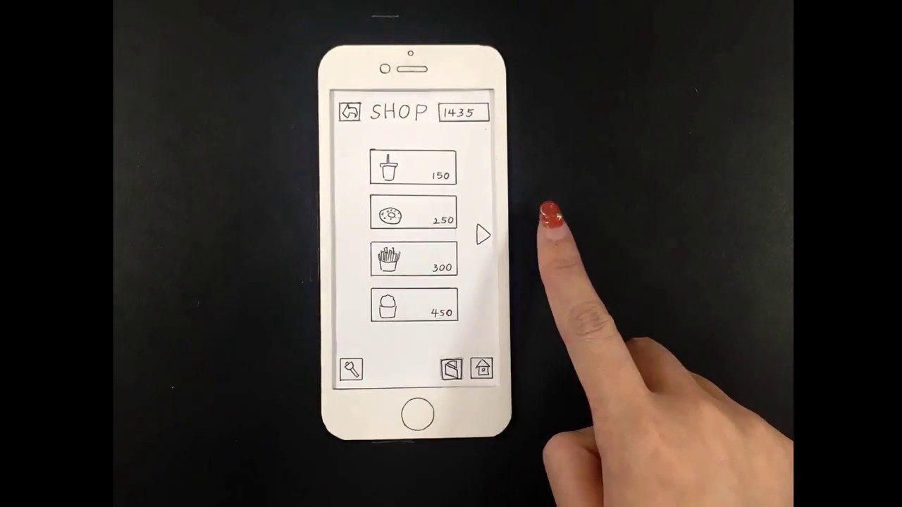 Interactive Game Design -- paper prototype - YouTube