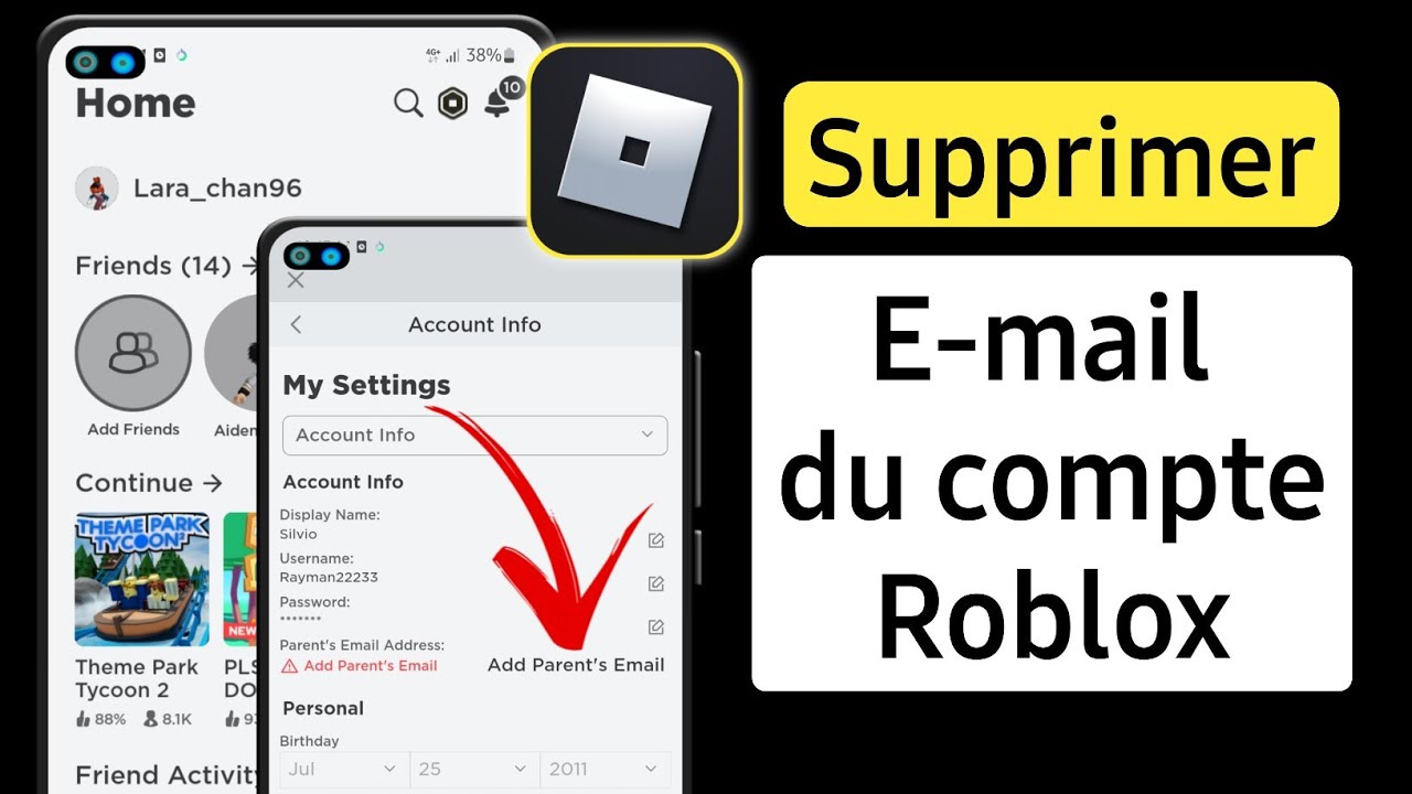 Comment supprimer un e-mail d'un compte Roblox 2024 | Supprimer l'e ...