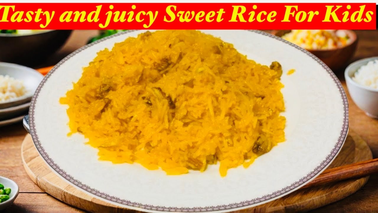 Sweet Rice |Sweet Rice Recipe For Kid Lunch Box|Instant Sweet Rice ...