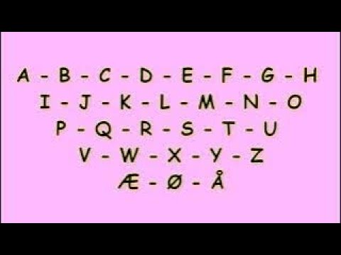 abcdefghijklmnopqrstuvwxyzæøå - Norwegian Alphabet Song - YouTube
