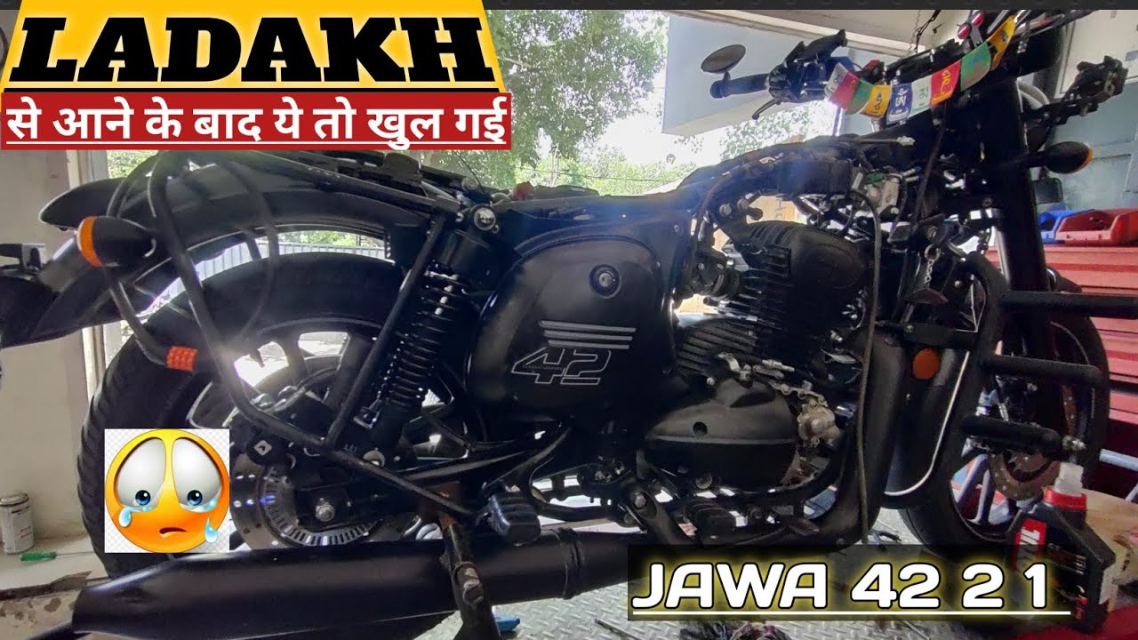 Modified Jawa 42 2.1 || Ladakh से आने के बाद सब खतम 🥺||OnTheWayAman ...