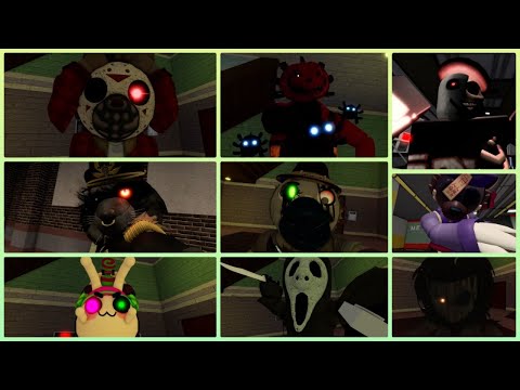 EVERY PIGGY COMMUNITY SKINS JUMPSCARES! (UPDATED DIMITRY)
