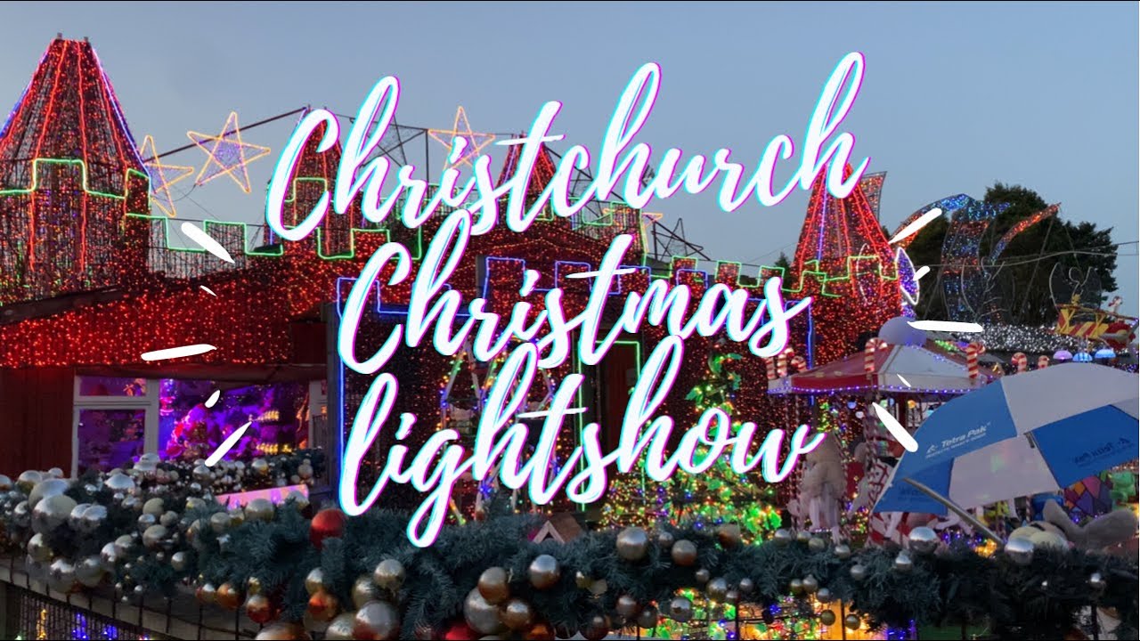 Christchurch Christmas Lightshow | Christchurch City 4K 2020 - YouTube
