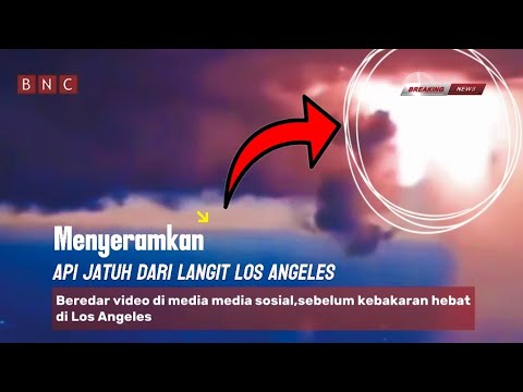 MENGERIKAN ! Terlihat Kobaran Api Jatuh dari langit, sebelum Kebakaran ...