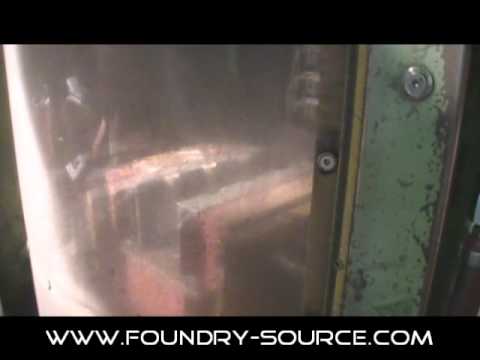 Ductile Iron Foundry ISO Cure Core Machine - YouTube
