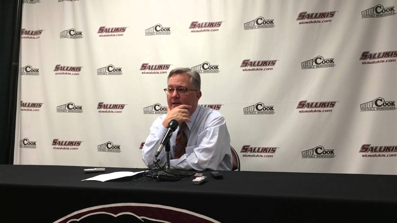 SIU mbb coach Barry Hinson 12-14-2014 - YouTube