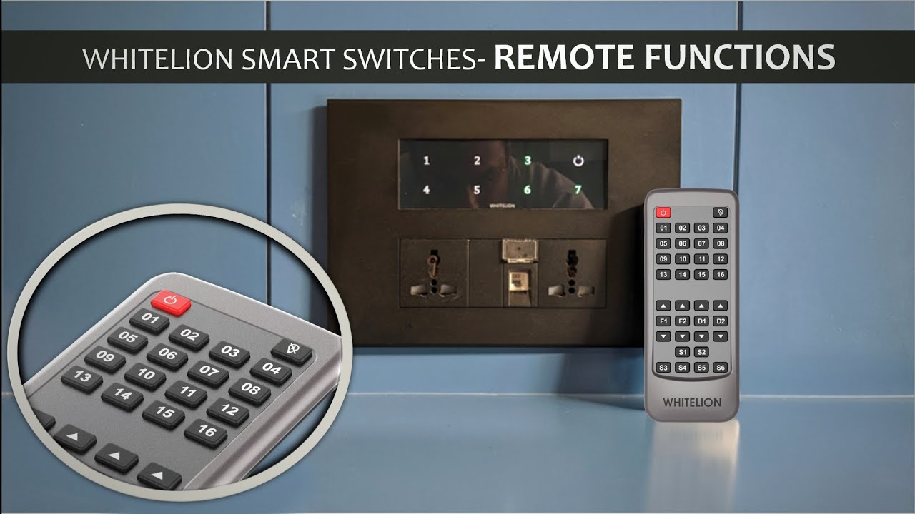11. Smart Switches Remote Control | Whitelion Wifi Switch Board| Smart ...