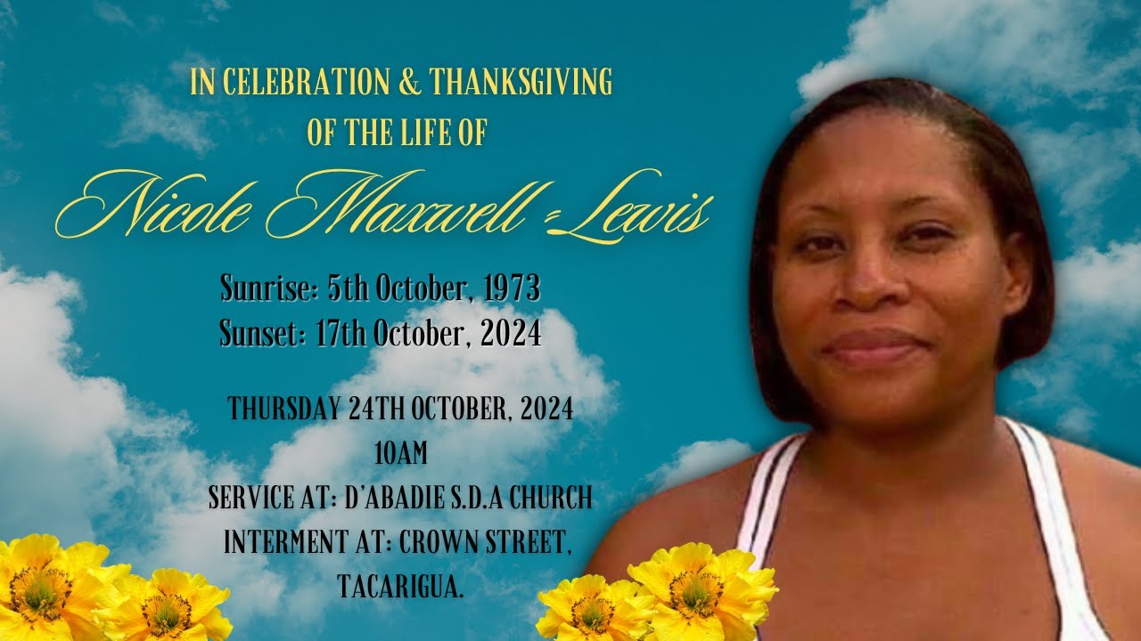 Celebrating The Life of Nicole Maxwell Lewis - YouTube
