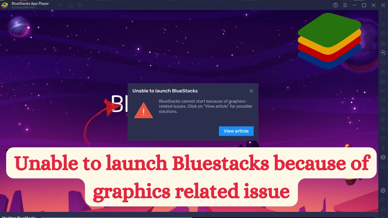 Fix BlueStacks Not Launching | Solve Graphics-Related Issues Easily! 🎮🚀 ...