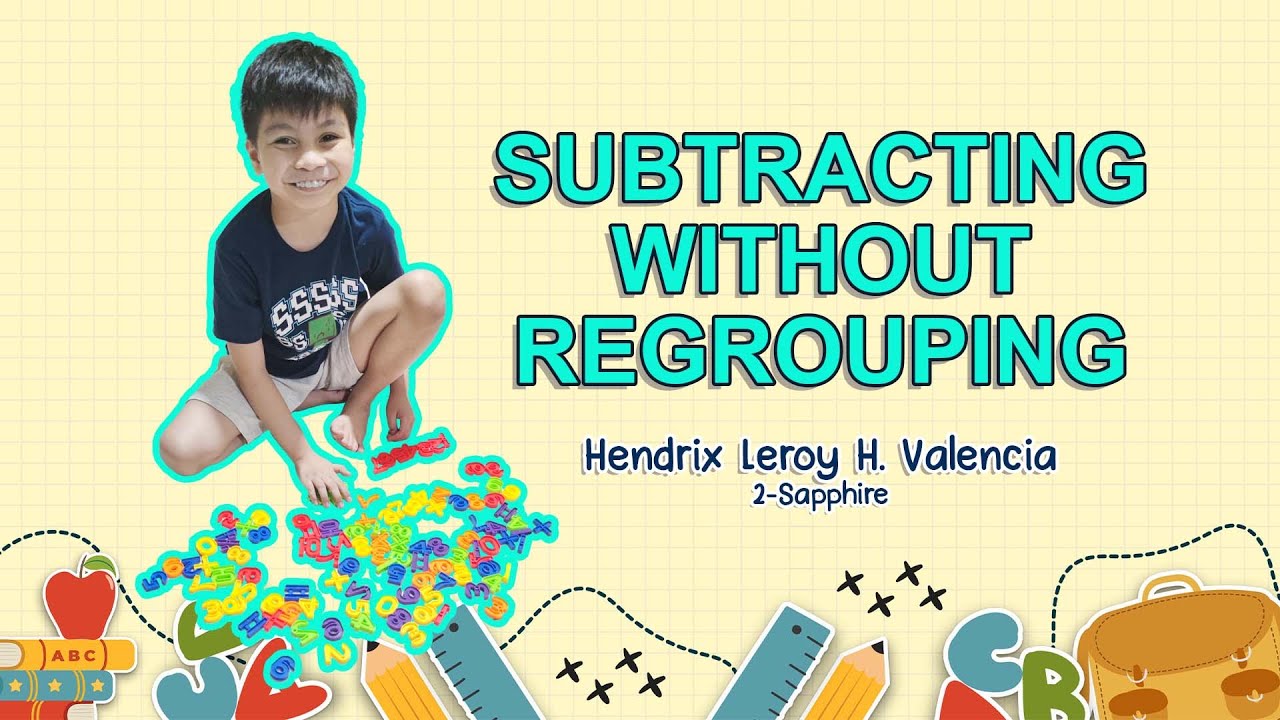 Math Video Demonstration about Subtracting without regrouping - YouTube