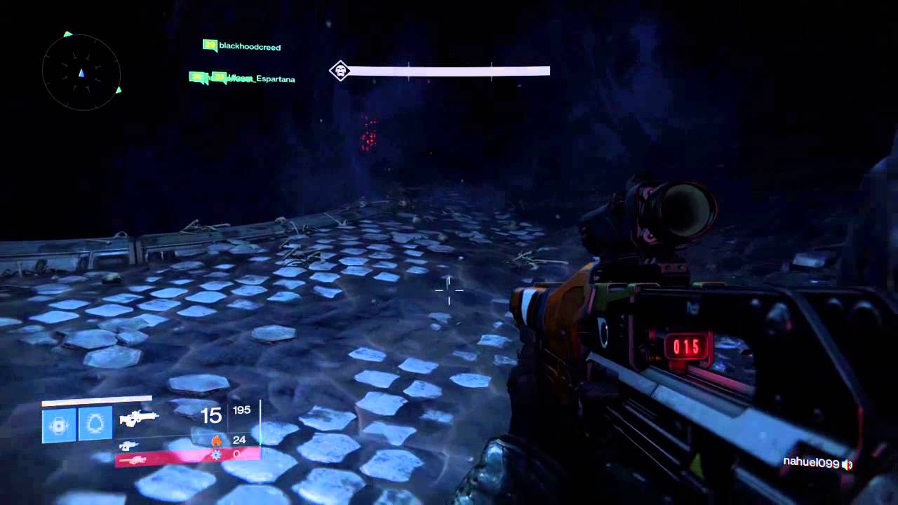Crota's end, a run through an empty maze of lamps after respawn - YouTube