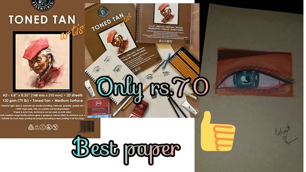 Toned tan/toned grey paper full review|best paper and cheapest only Rs ...