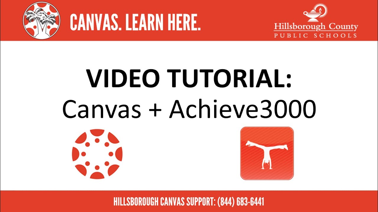Canvas + Achieve3000 - YouTube