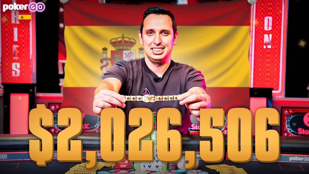 SERGIO AÍDO GANA 2,026,506$ y es CAMPEÓN del WSOP #39 50,000$ - YouTube