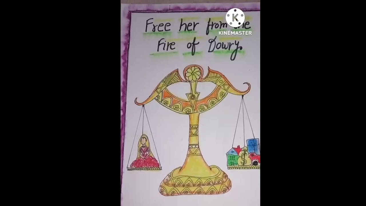 dowry system awareness poster - YouTube