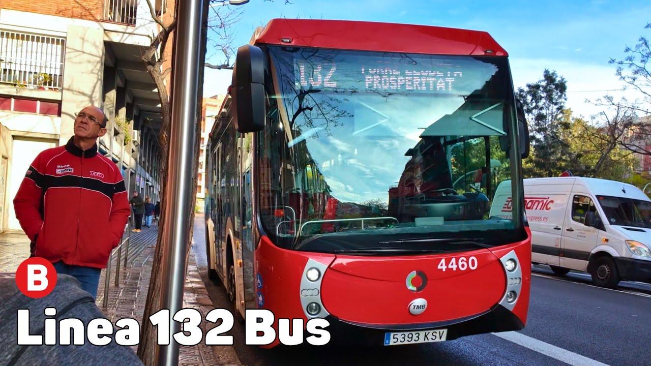 Línea 132 Bus - Barcelona, España - Viaje completo - YouTube