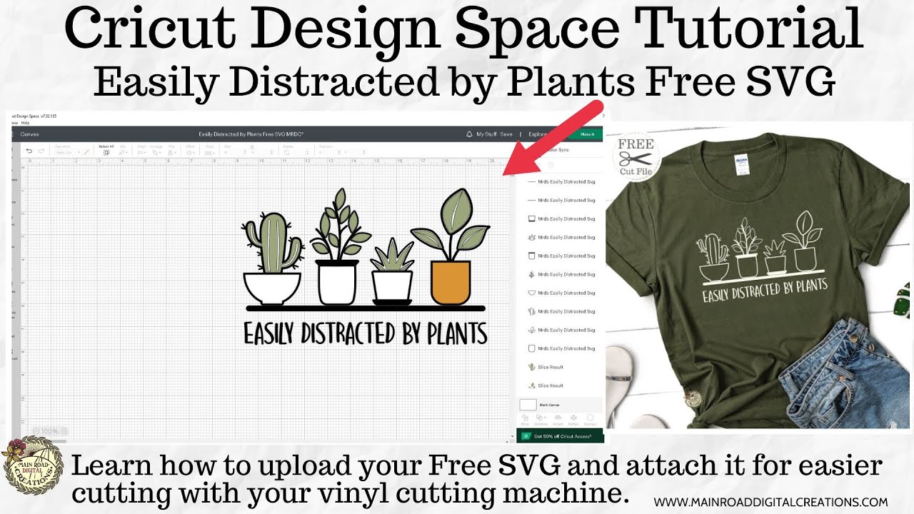 Cricut Design Space Tutorial-How to Upload & Attach the Free Easily ...