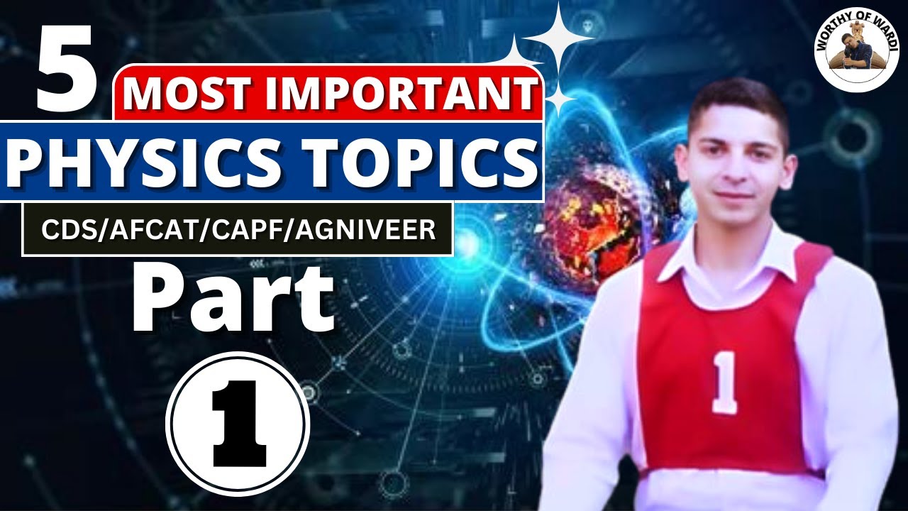 5 Most Important Physics Topics For CDS CAPF AFCAT YouTube 5-most-important-physics-topics-for-cds-capf-afcat-youtube