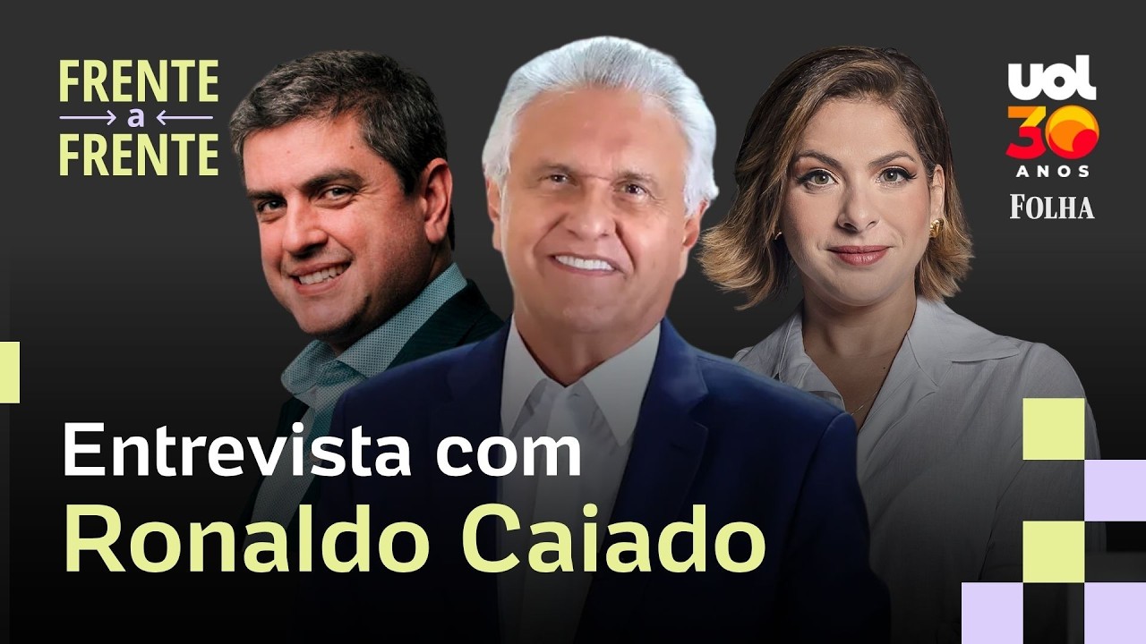 Daniela Lima e Fábio Zanini entrevistam Caiado sobre pré-candidatura à ...