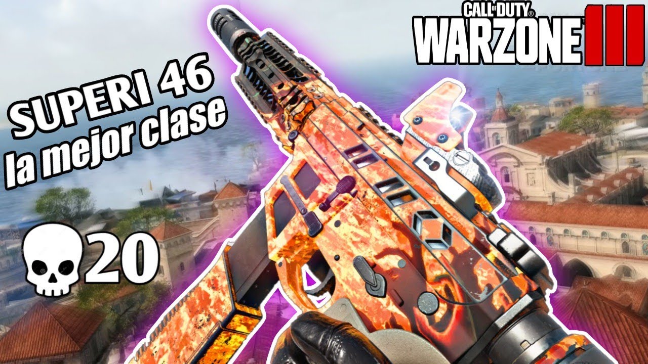 SUPERI 46 TUMBA BASTANTE RÁPIDO en WARZONE 3 || la MEJOR CLASE de la ...
