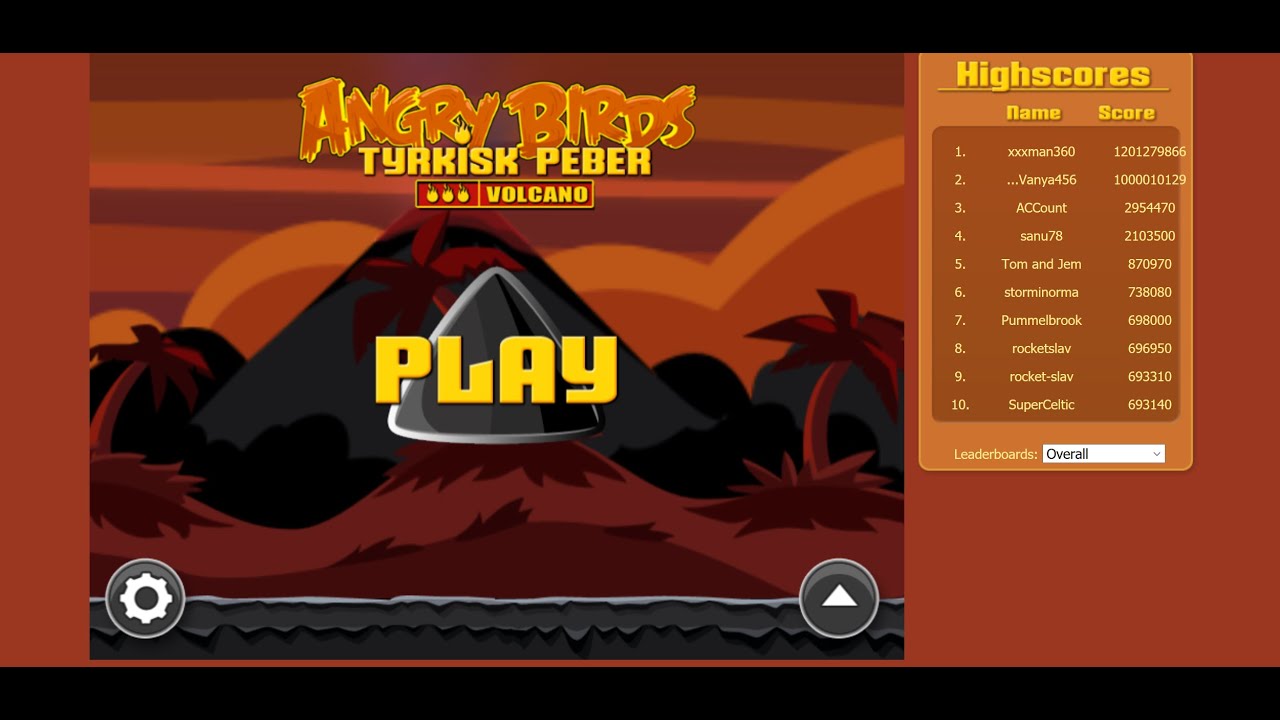 Angry Birds Volcano Gameplay - YouTube