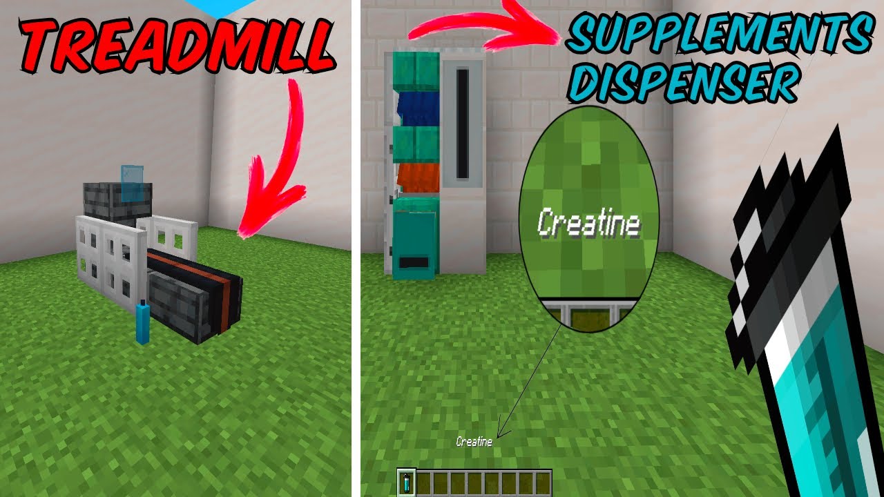 11 Awesome GYM Build Ideas MineCraft - YouTube