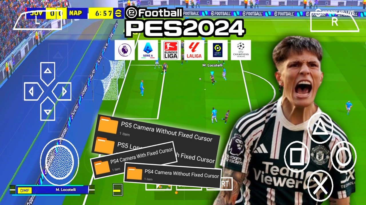 UPDATE!! EFOOTBALL PES PPSSPP 2024 FULL UPDATE TIM EROPA & ARAB ...