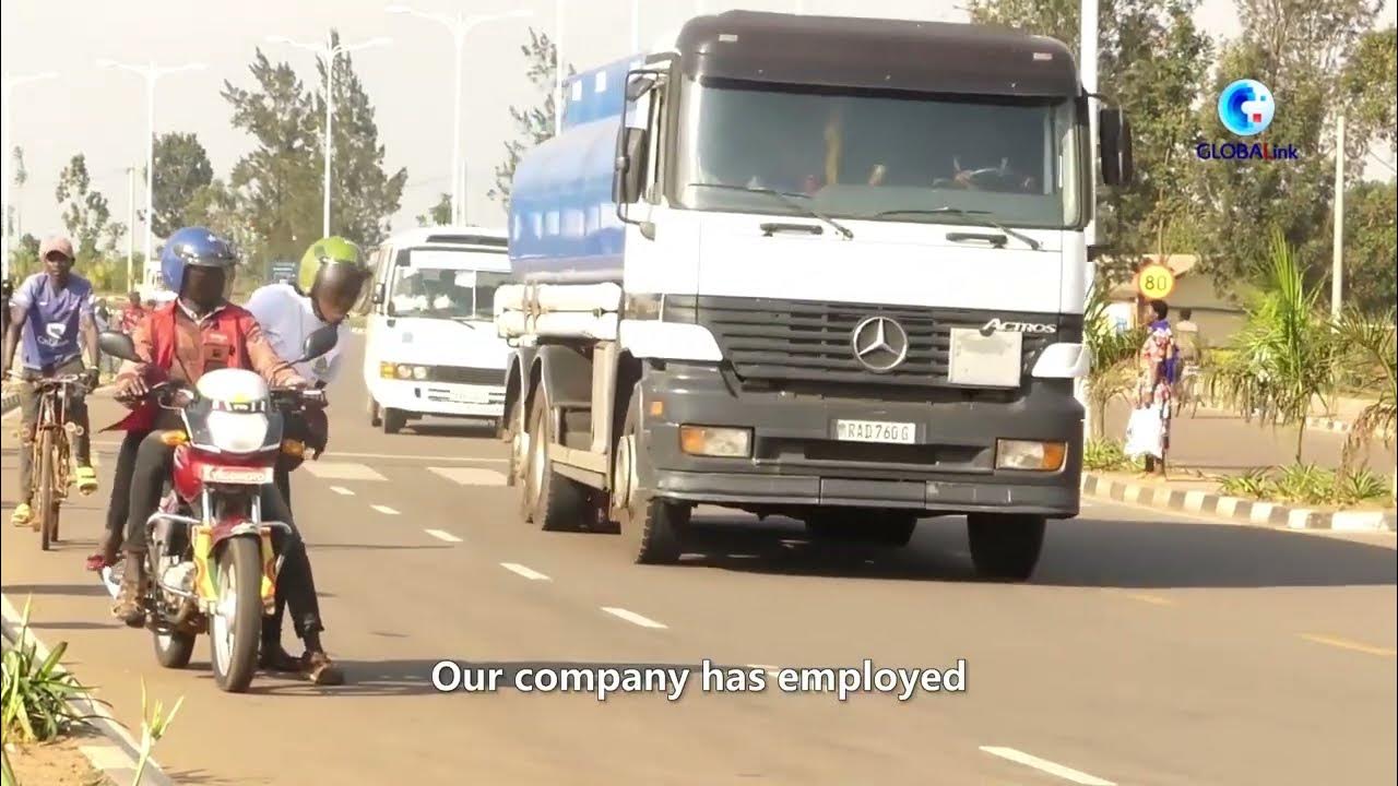 Chinese-built road project helps ease traffic flow in Rwanda - YouTube