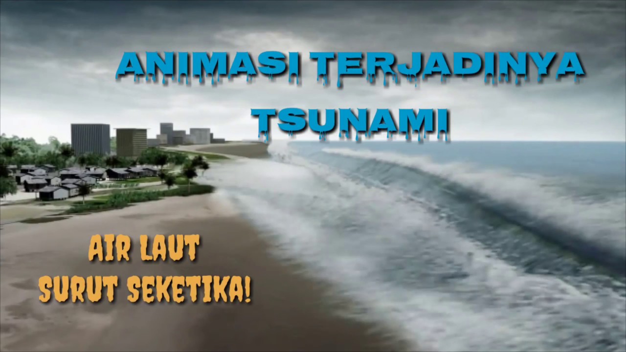 #Pengetahuan Animasi terjadinya Tsunami - YouTube
