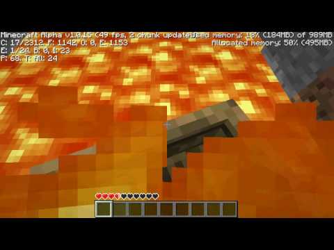 Minecraft: Boat In Lava - YouTube