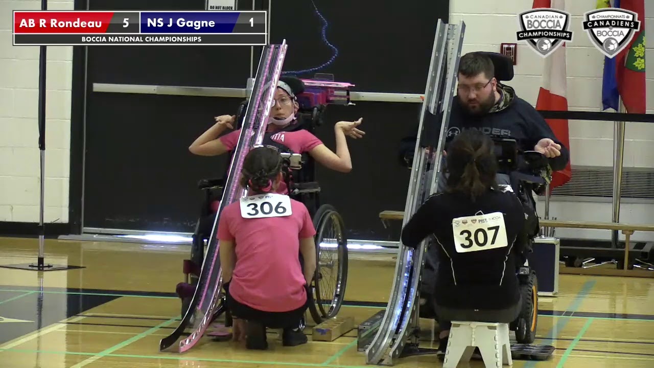 Nationales 2019 Nationals: Jennica Gagne vs. Ryan Rondeau (BC3) - YouTube