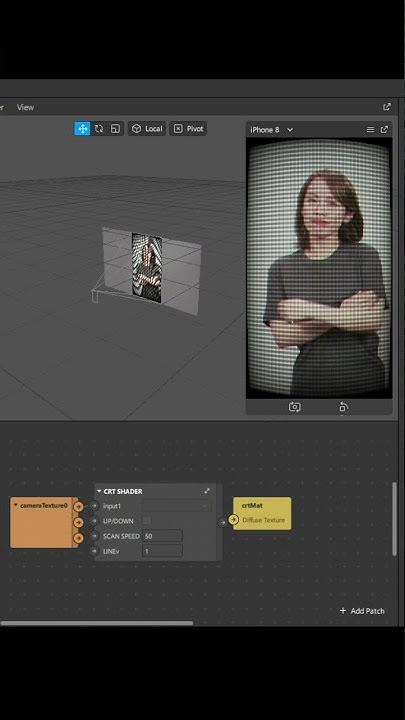 CRT TV SHADER SPARK AR - YouTube