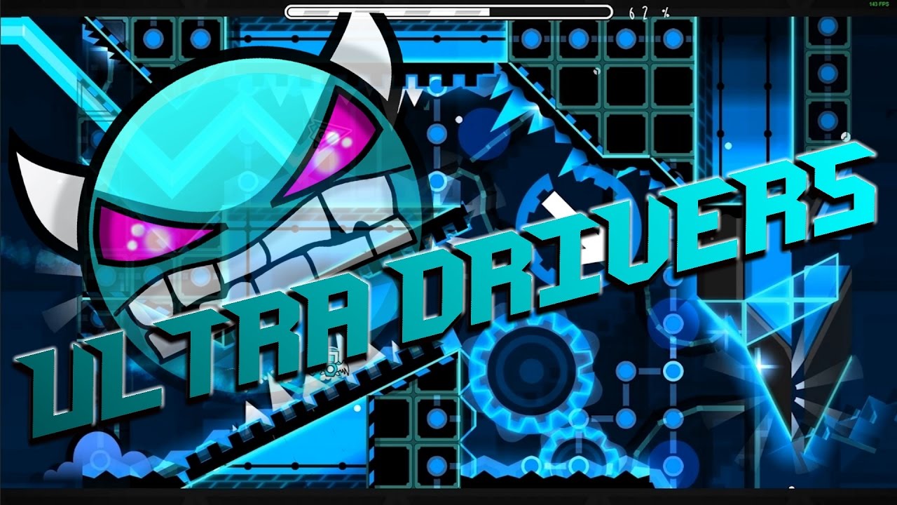 [Geometry Dash 2.0] Ultra Drivers - By LazerBlitz (Medium Demon) - YouTube