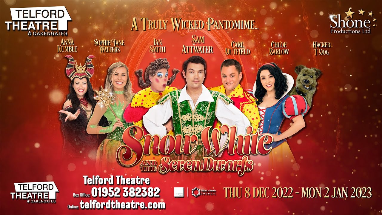 Snow White and the Seven Dwarfs Pantomime | Telford Theatre 2022 - YouTube