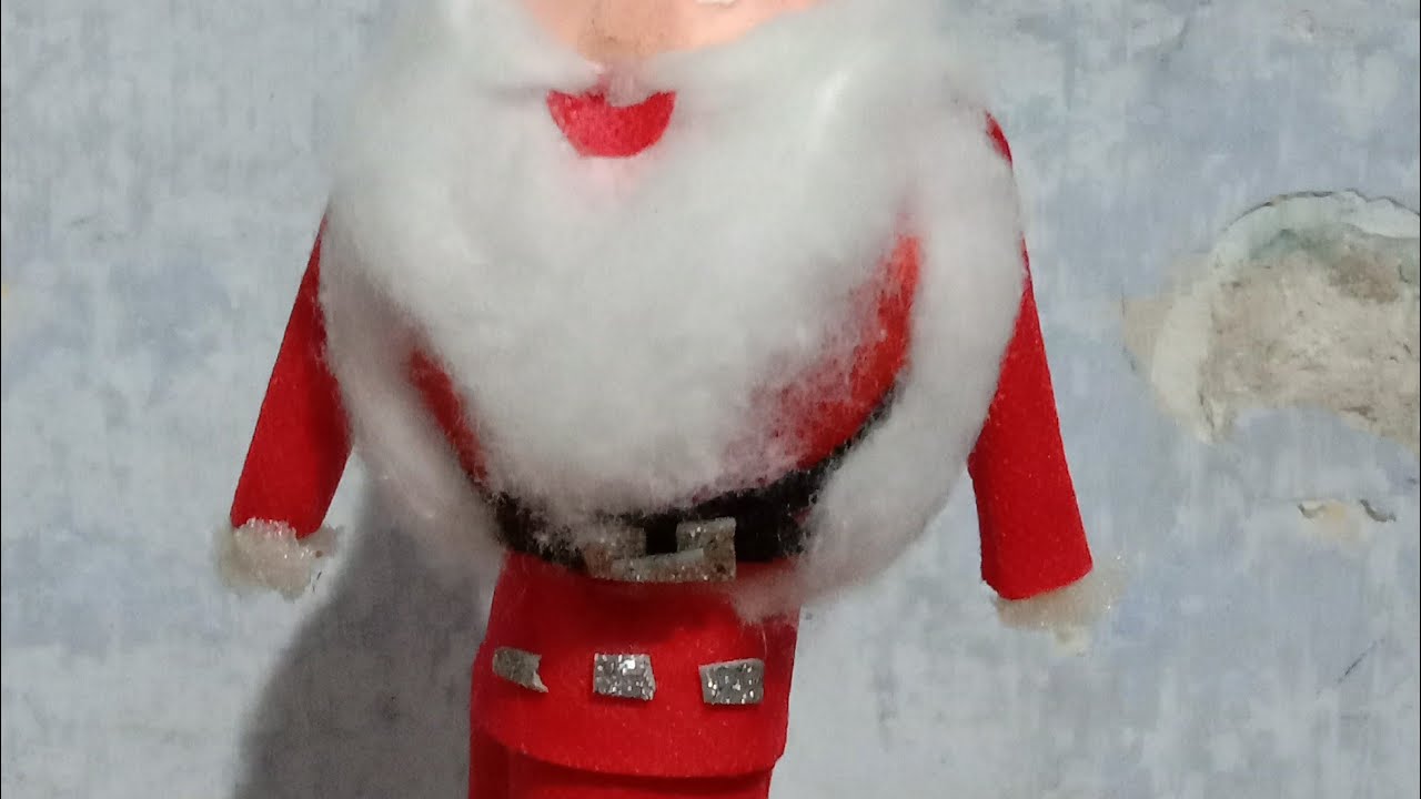 #DIY Christmas Santa / Handmade Santa Claus making ides / simple How To ...