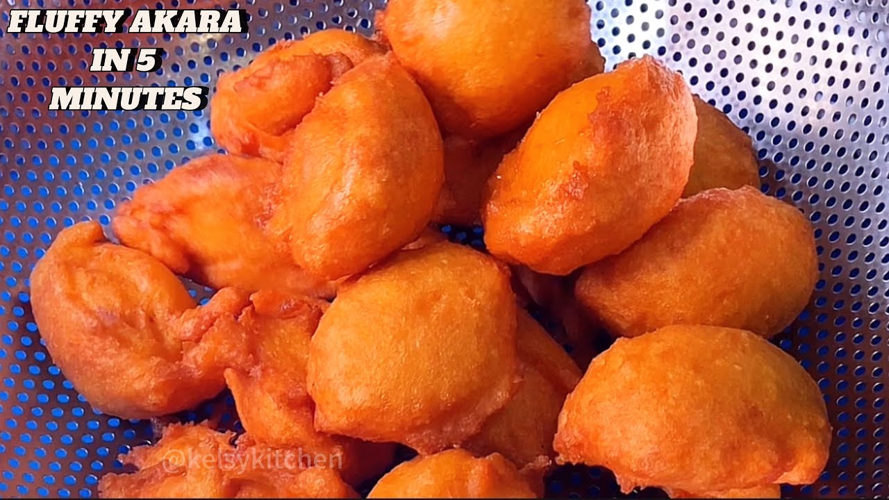 HOW TO MAKE VERY FLUFFY & SOFT NIGERIAN AKARA in 5 minutes / breakfast ...