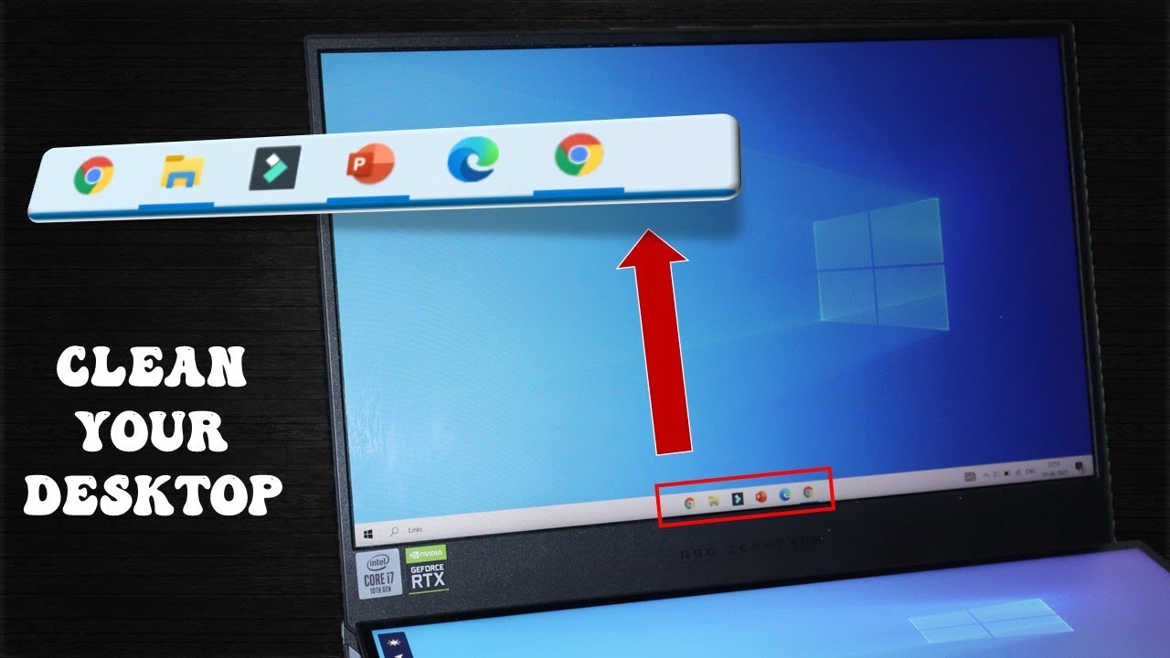 2 Simple Steps To Make Your Desktop Look Professional 🔥🔥 - YouTube