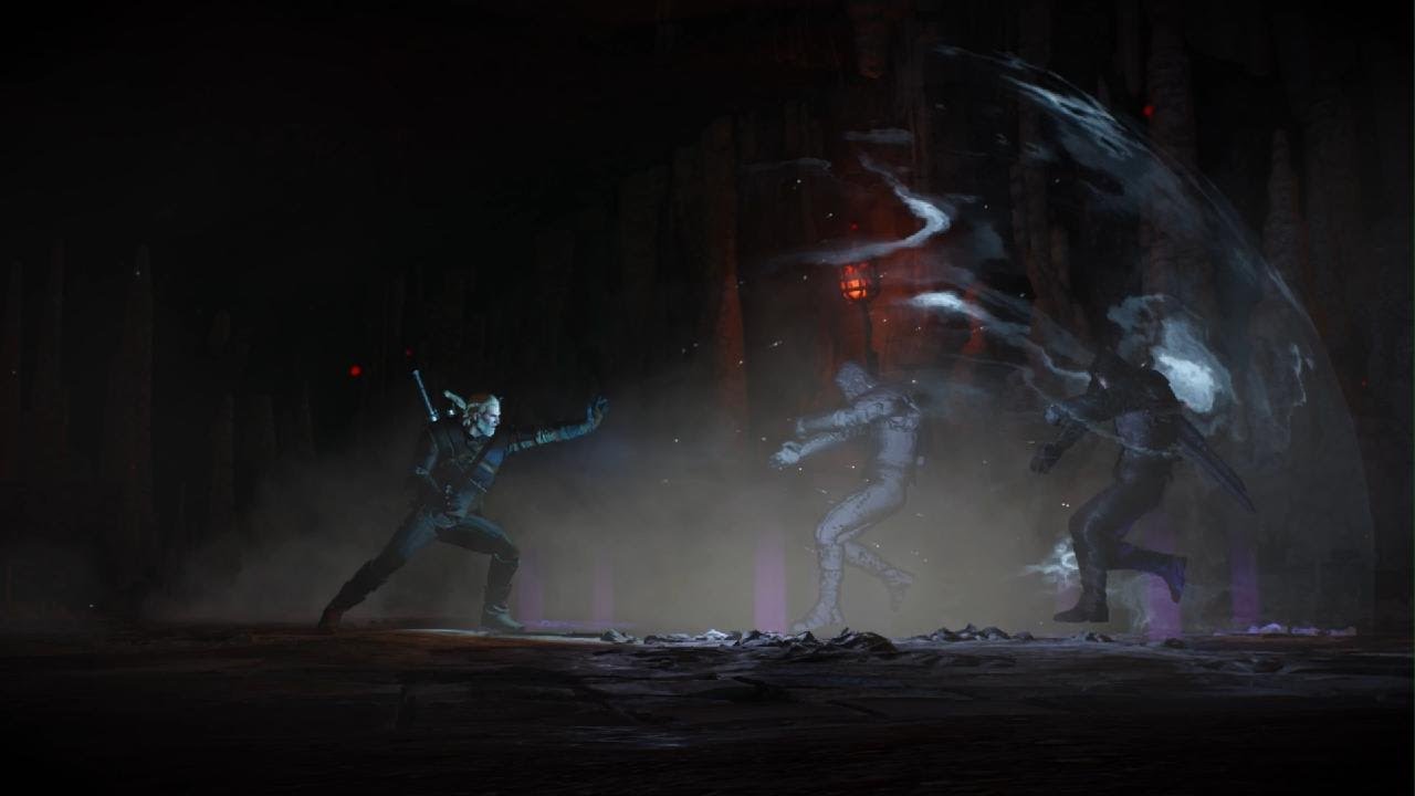 Geralt vs Reinald (red miasmal) Full fight and dialogue best ending ...