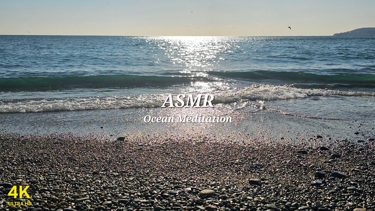 Healing with the sound of waves on a quiet beach : ASMR - YouTube