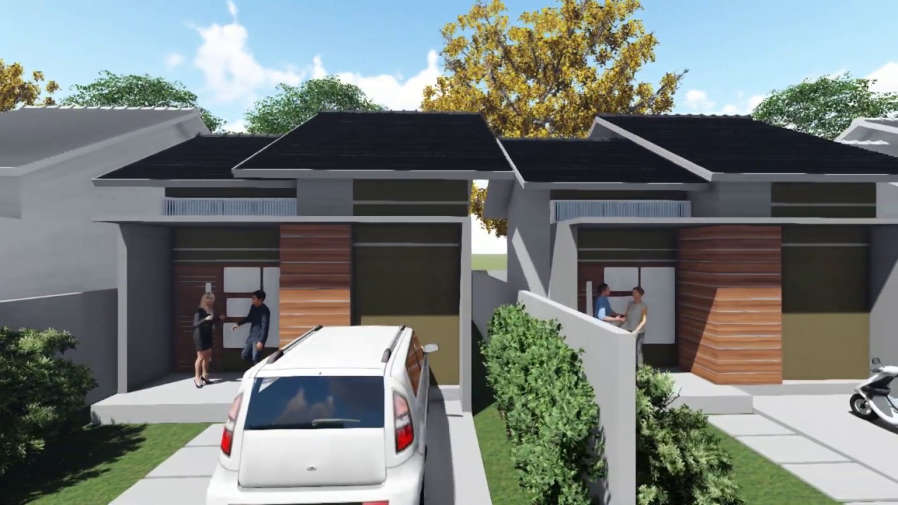 #01 Rumah Tinggal Sederhana Type 36 - YouTube