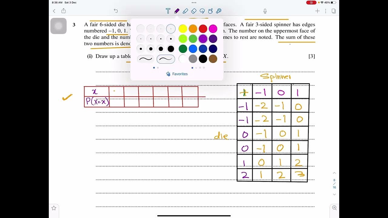 TKMaths A Level Maths (S1) Probability distribution - YouTube