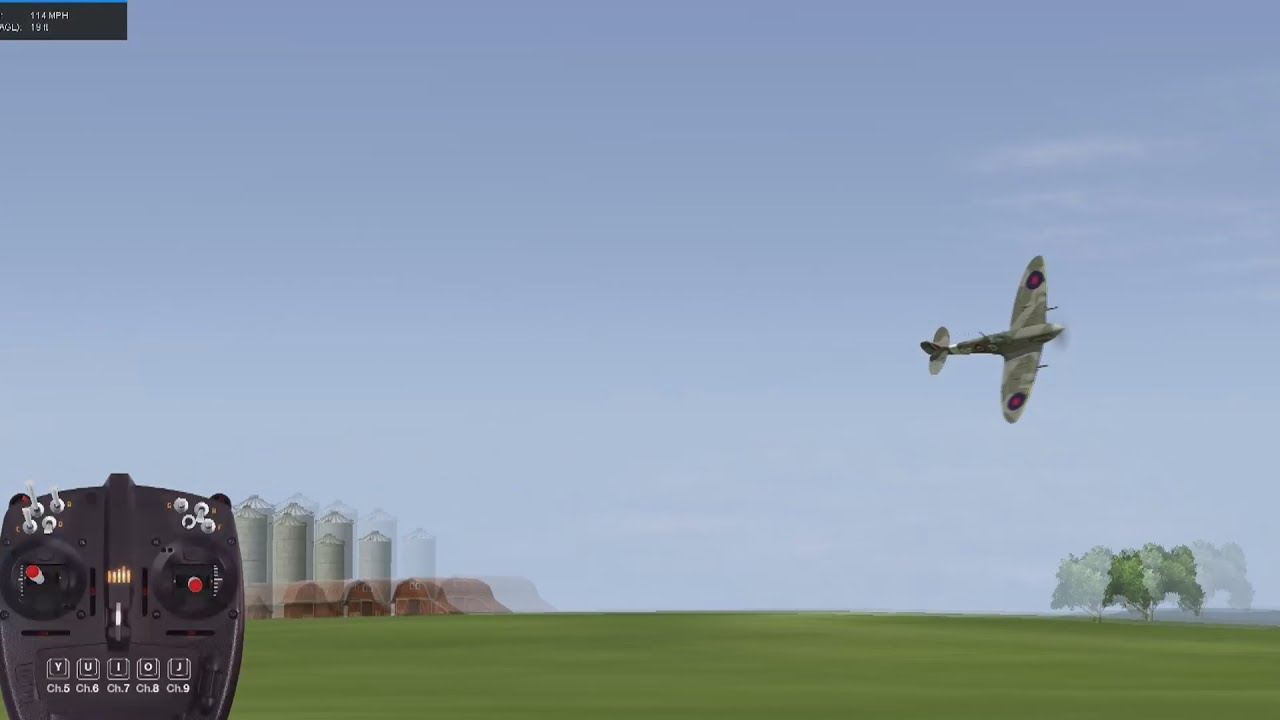 RealFlight Spitfire MKV Performance - YouTube
