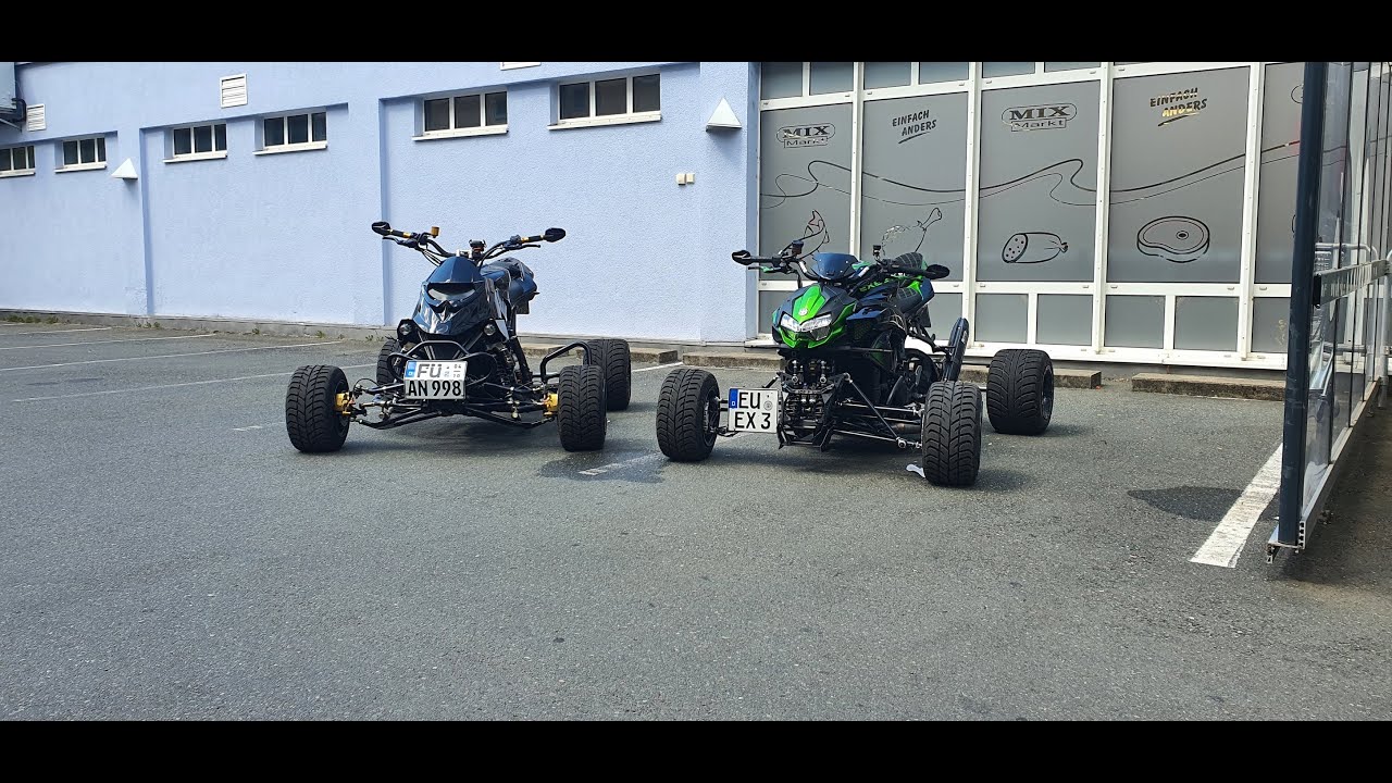 Quad Exeet Kawasaki Kompressor 200 PS & Bombardier DSX R1000 - YouTube