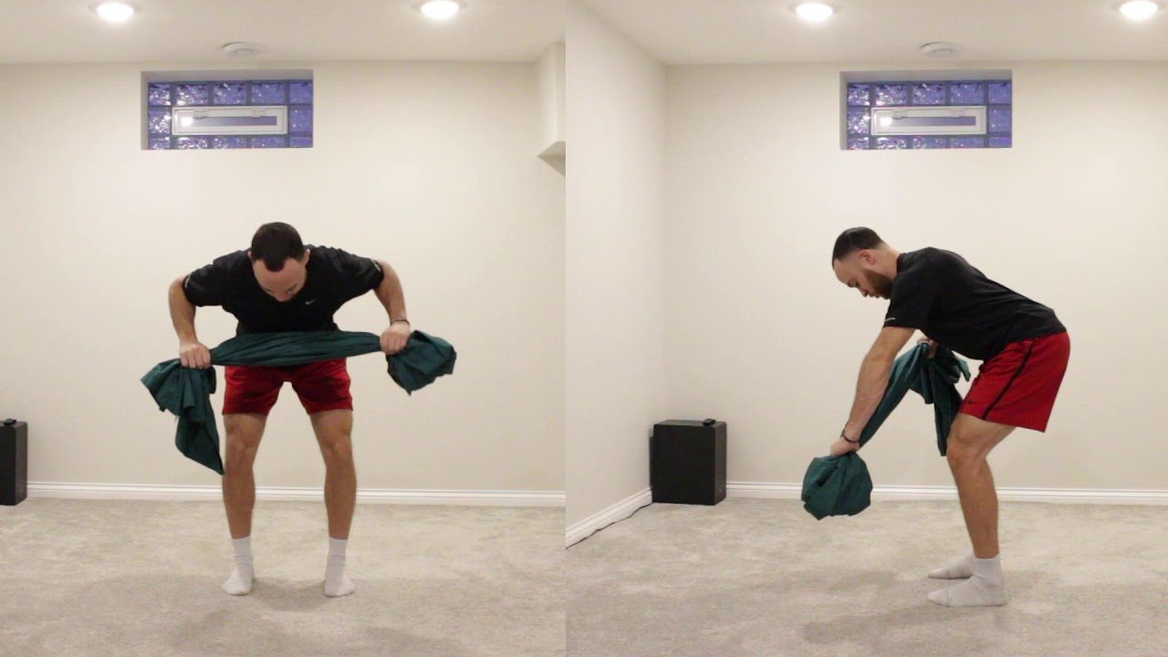 Towel Bent Over Batwing Row - YouTube