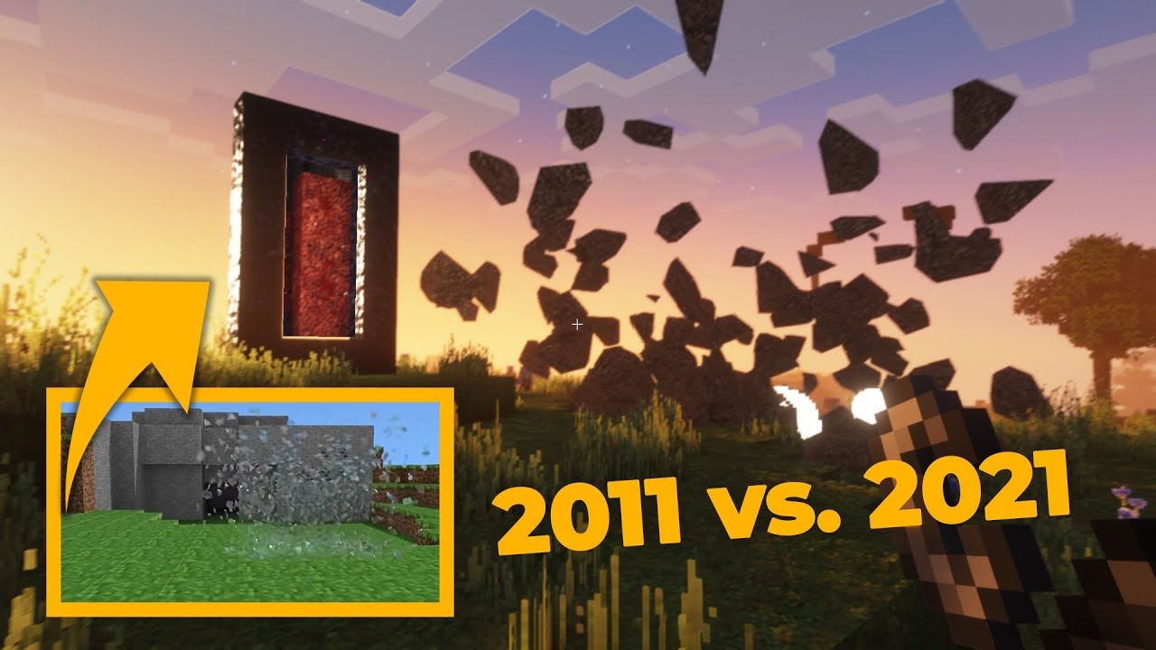 So I remade some OLD animations in modern Minecraft WITH MODS ...