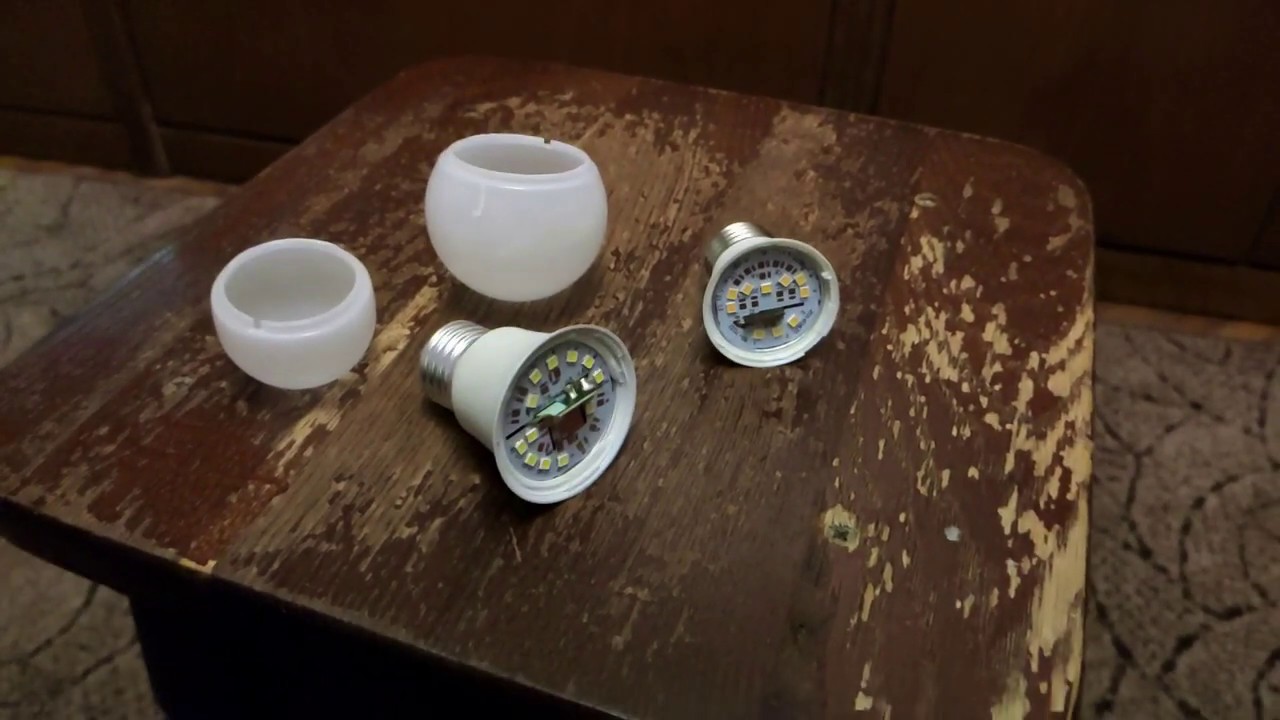 Как не стандартно и быстро вскрыть LED лампочку!/ How to open the LED ...