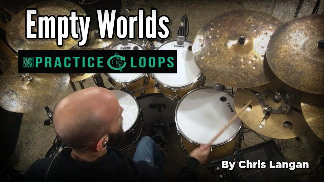 Empty Worlds - Drumless Practice Loop by Sean Lang - YouTube