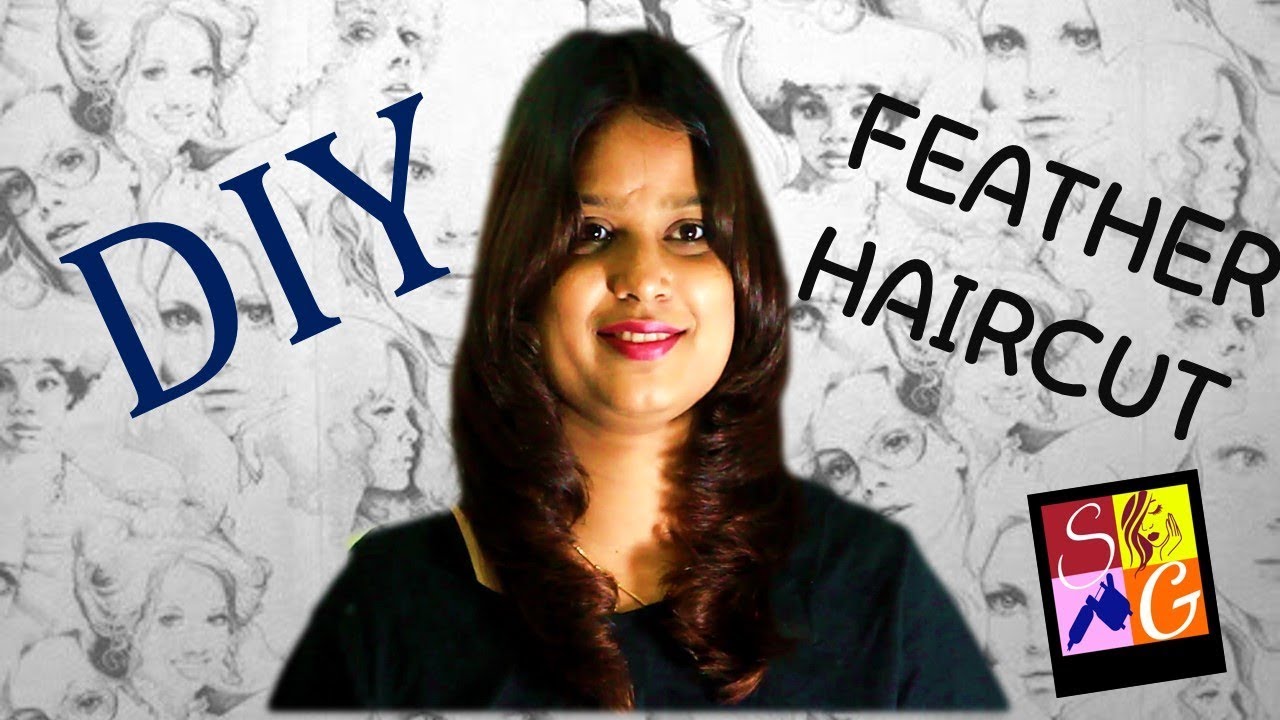 DIY Feather Haircut - YouTube